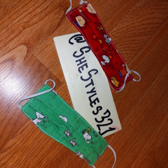 Accessories | New Charlie Brown Snoopy Toddler Face Mask | Poshmark